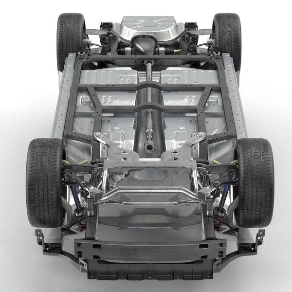 Fahrzeugrahmen mit Fahrgestell 3D-Modell - TurboSquid 955772