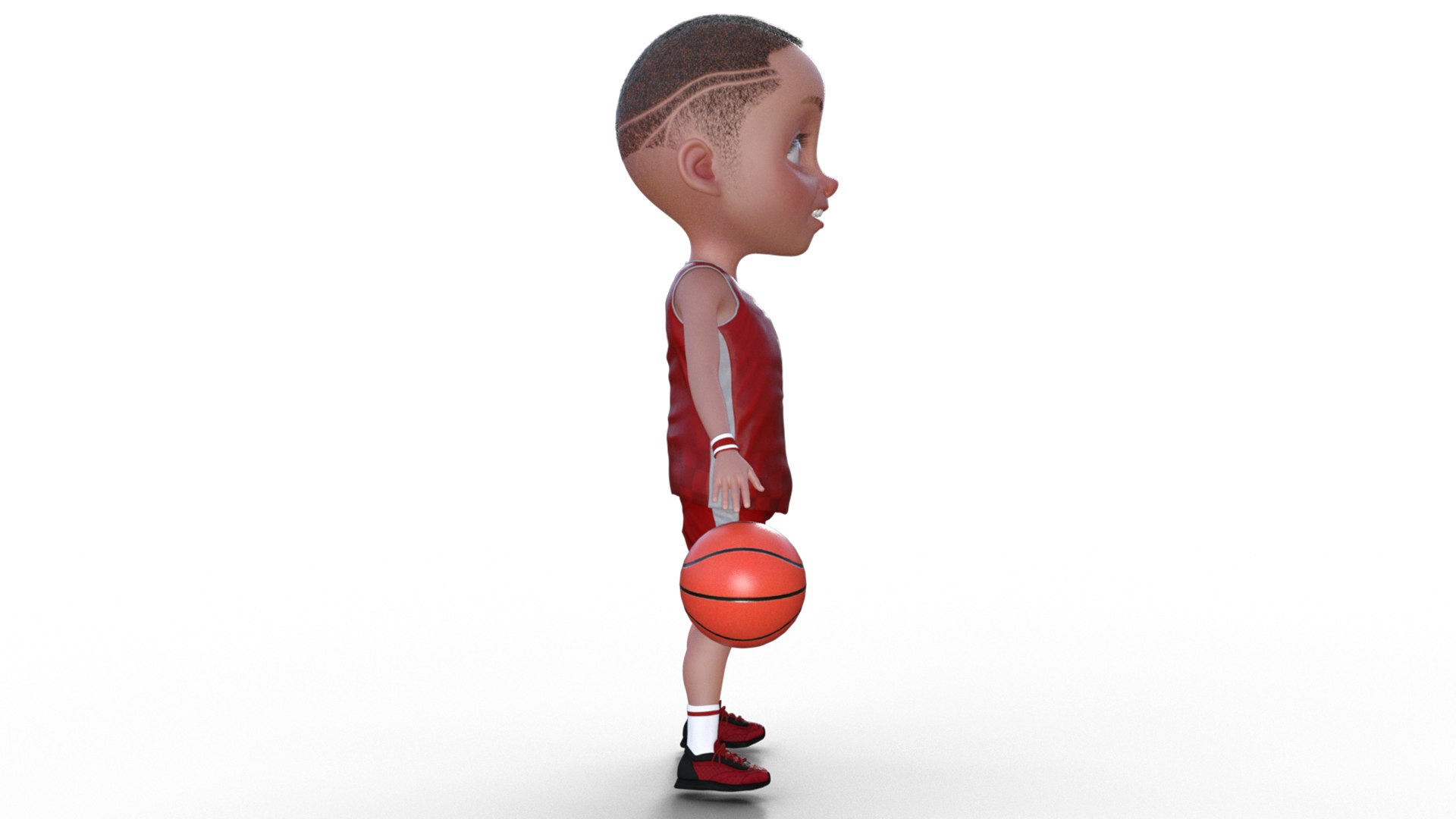 3D 3D Cartoon Basketball Player Boy Model - TurboSquid 1917914