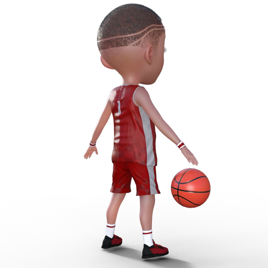 3D 3D Cartoon Basketball Player Boy Model - TurboSquid 1917914