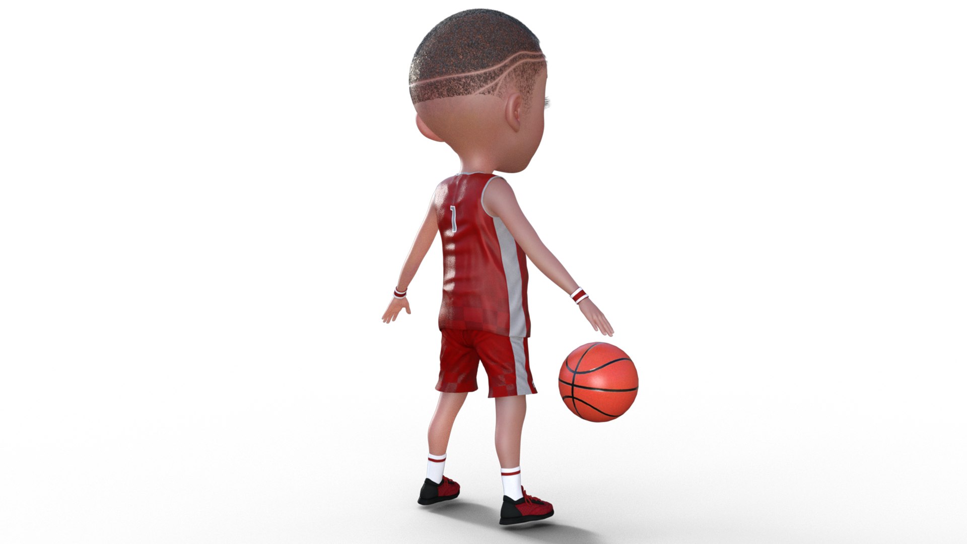 3D 3D Cartoon Basketball Player Boy Model - TurboSquid 1917914