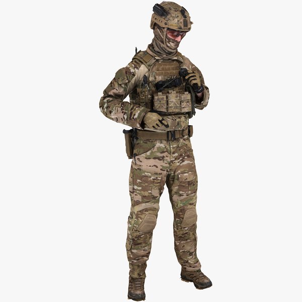 Combat Vest ADF TBAS Tier 2 Australian Defence Force 3D model ...
