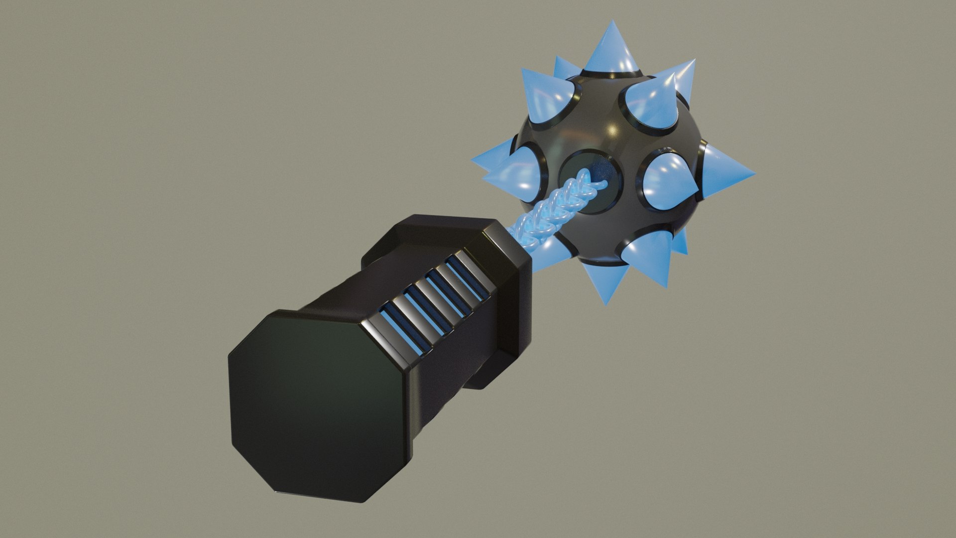 3D Sci-Fi Spike Ball Weapon - TurboSquid 1994380