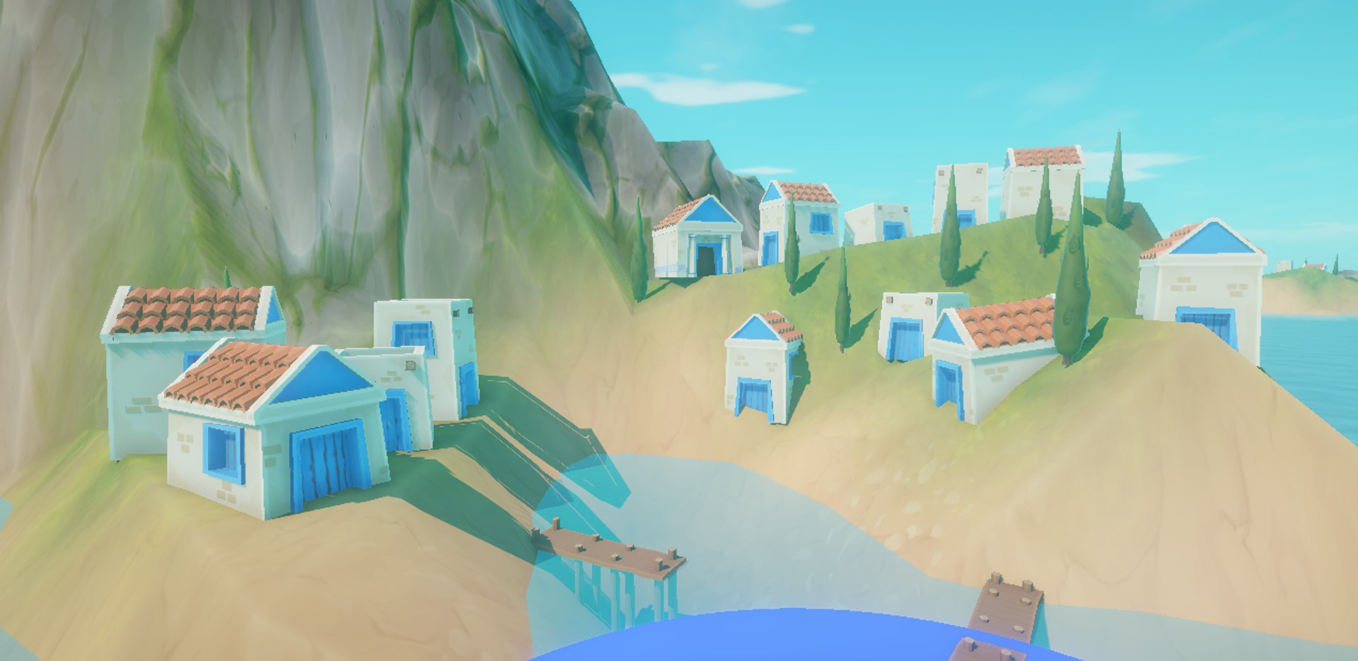 3D Ancient Greece Village Model - TurboSquid 2068150