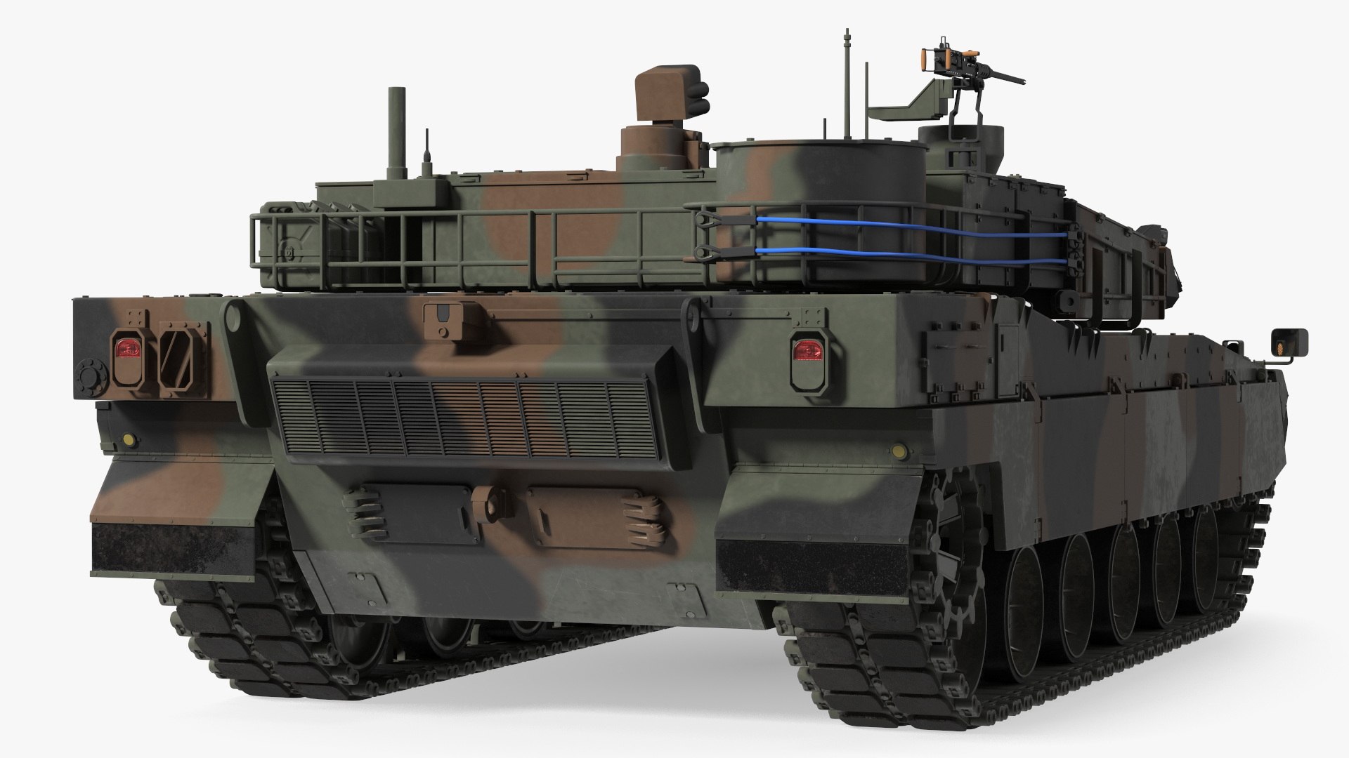 3D Korean K2 Tank Camouflage Color Rigged Model - TurboSquid 2225238