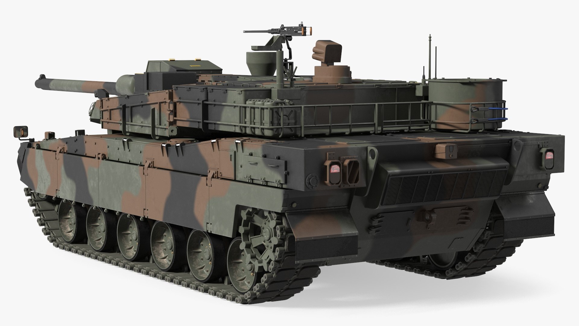 3D Korean K2 Tank Camouflage Color Rigged Model - TurboSquid 2225238