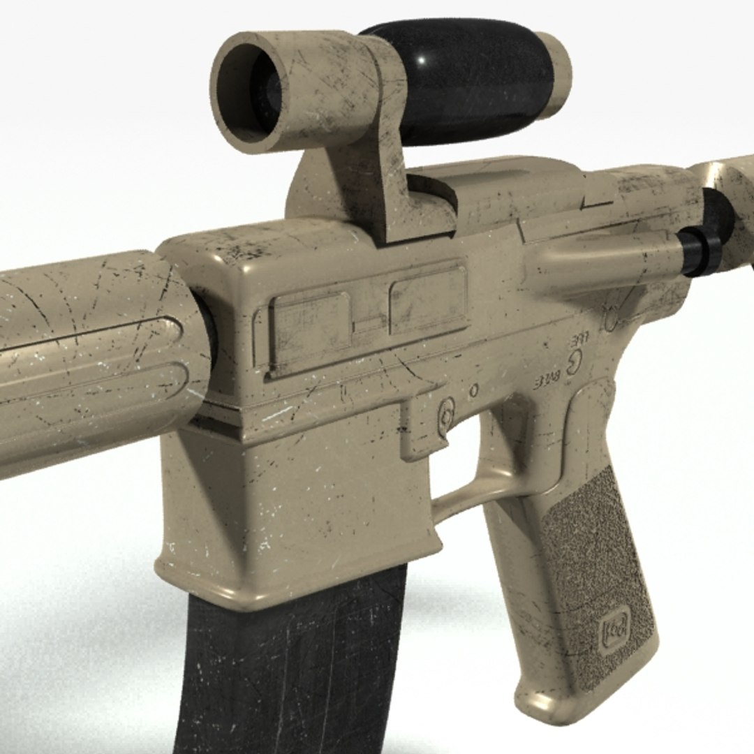 3d Model Of Ar 15
