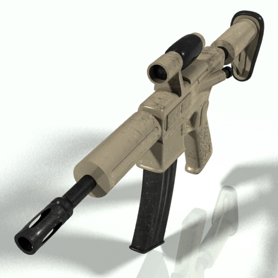 3d Model Of Ar 15