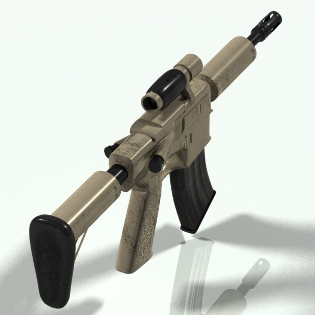 3d Model Of Ar 15