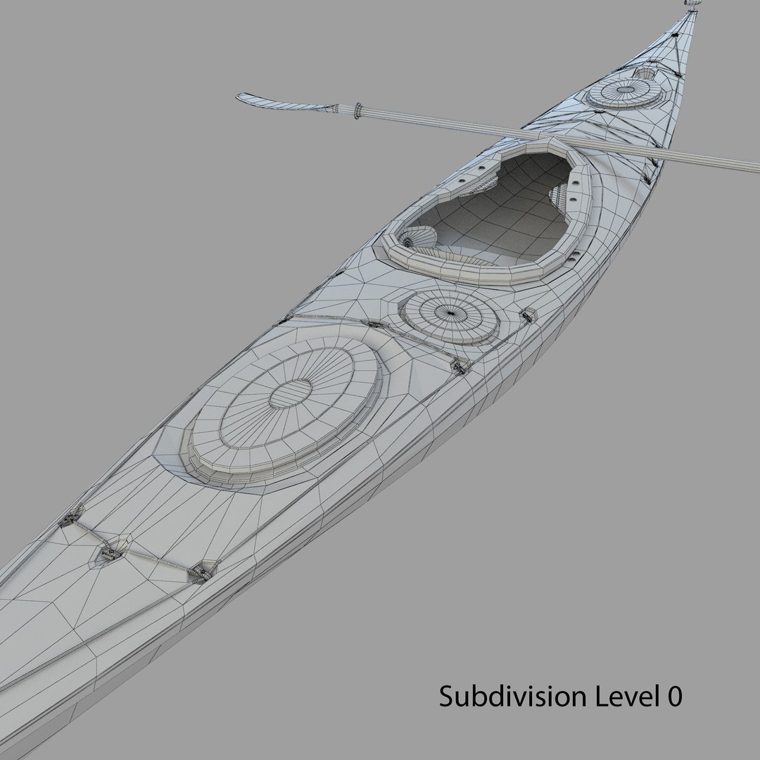 3d Valley Sea Kayak Model