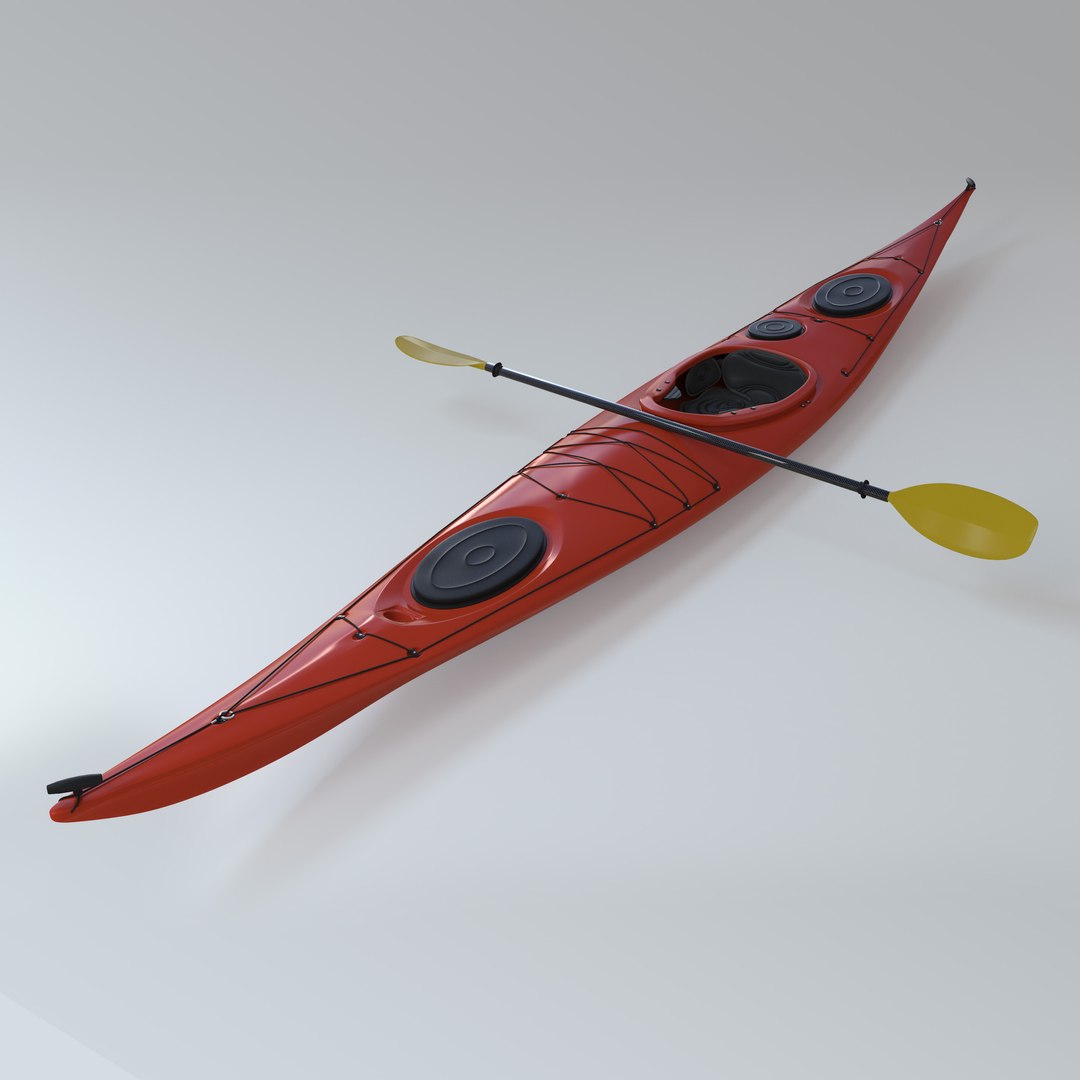 3d Valley Sea Kayak Model