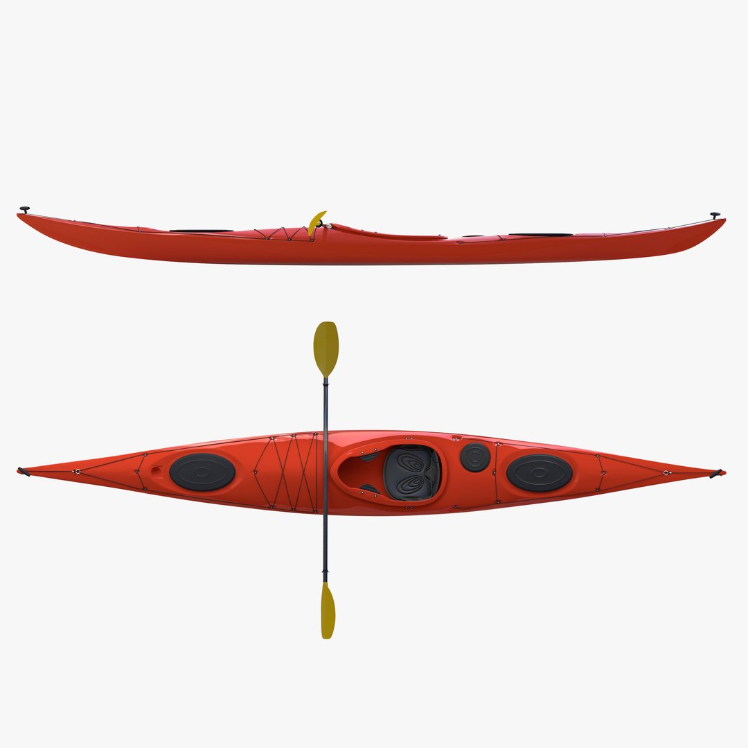 3d Valley Sea Kayak Model