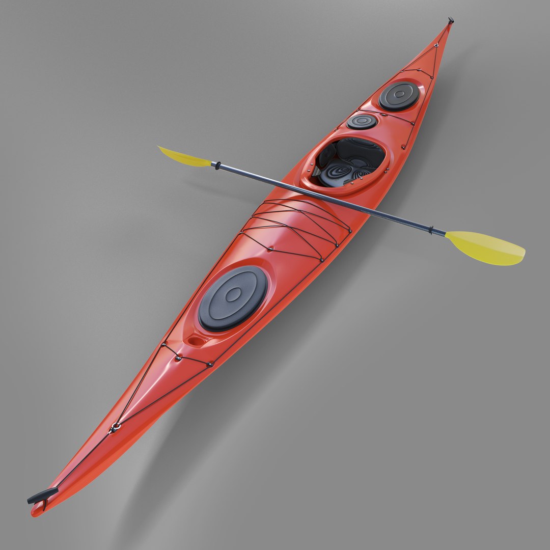 3d Valley Sea Kayak Model