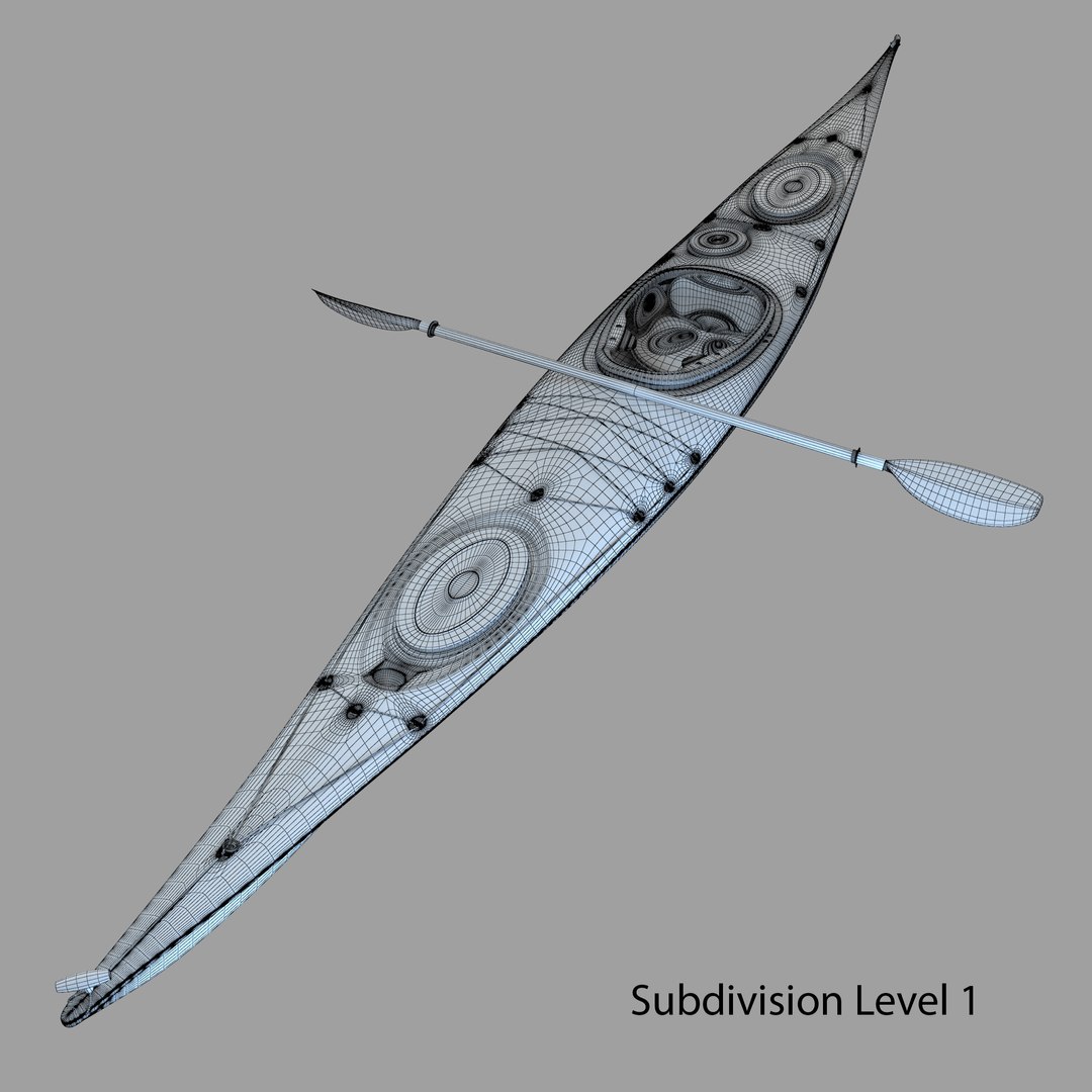 3d Valley Sea Kayak Model