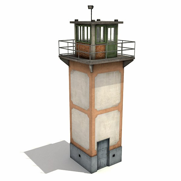 max low-poly guard tower