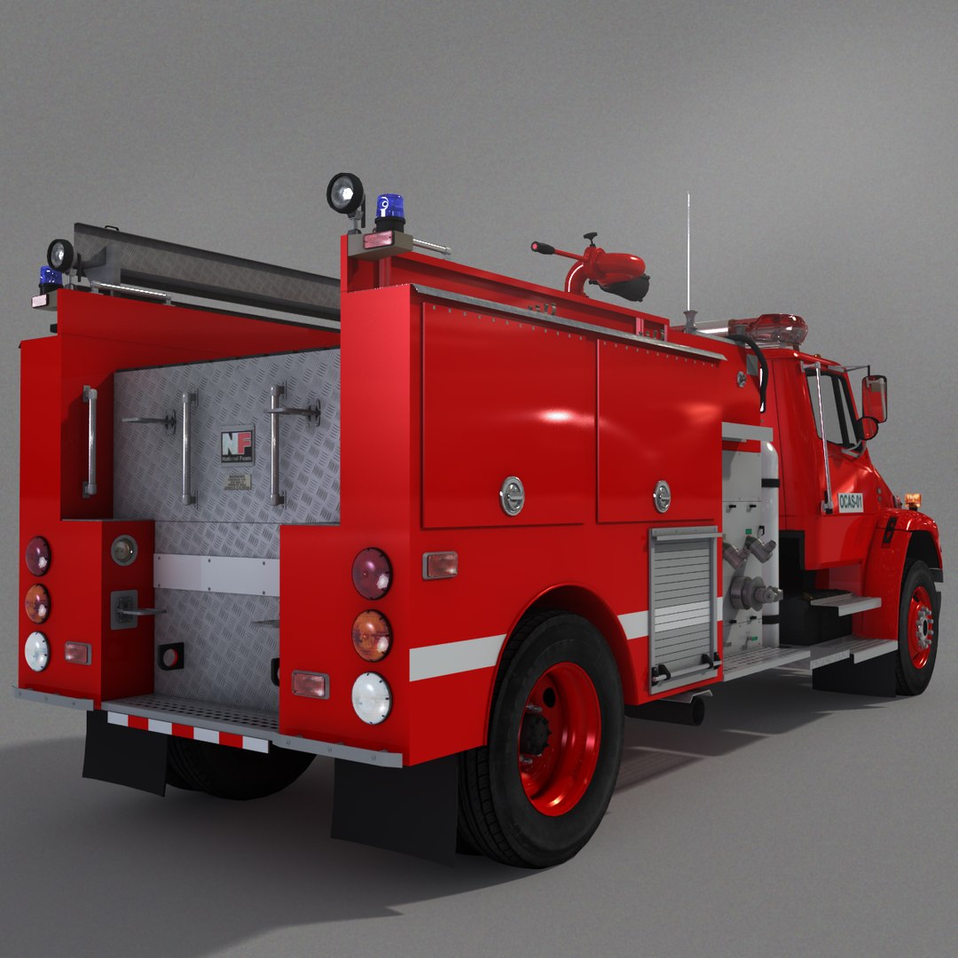 Fire Engines Collection 3D Model - TurboSquid 2131051