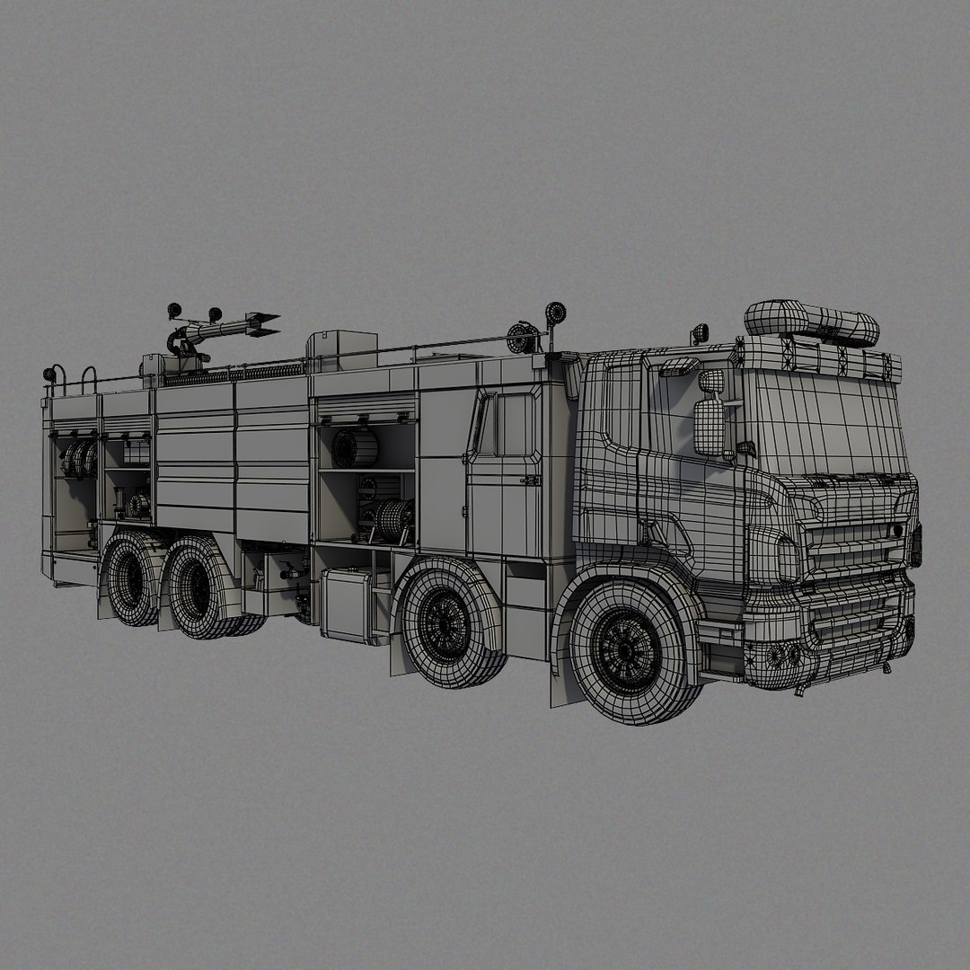 Fire Engines Collection 3D Model - TurboSquid 2131051