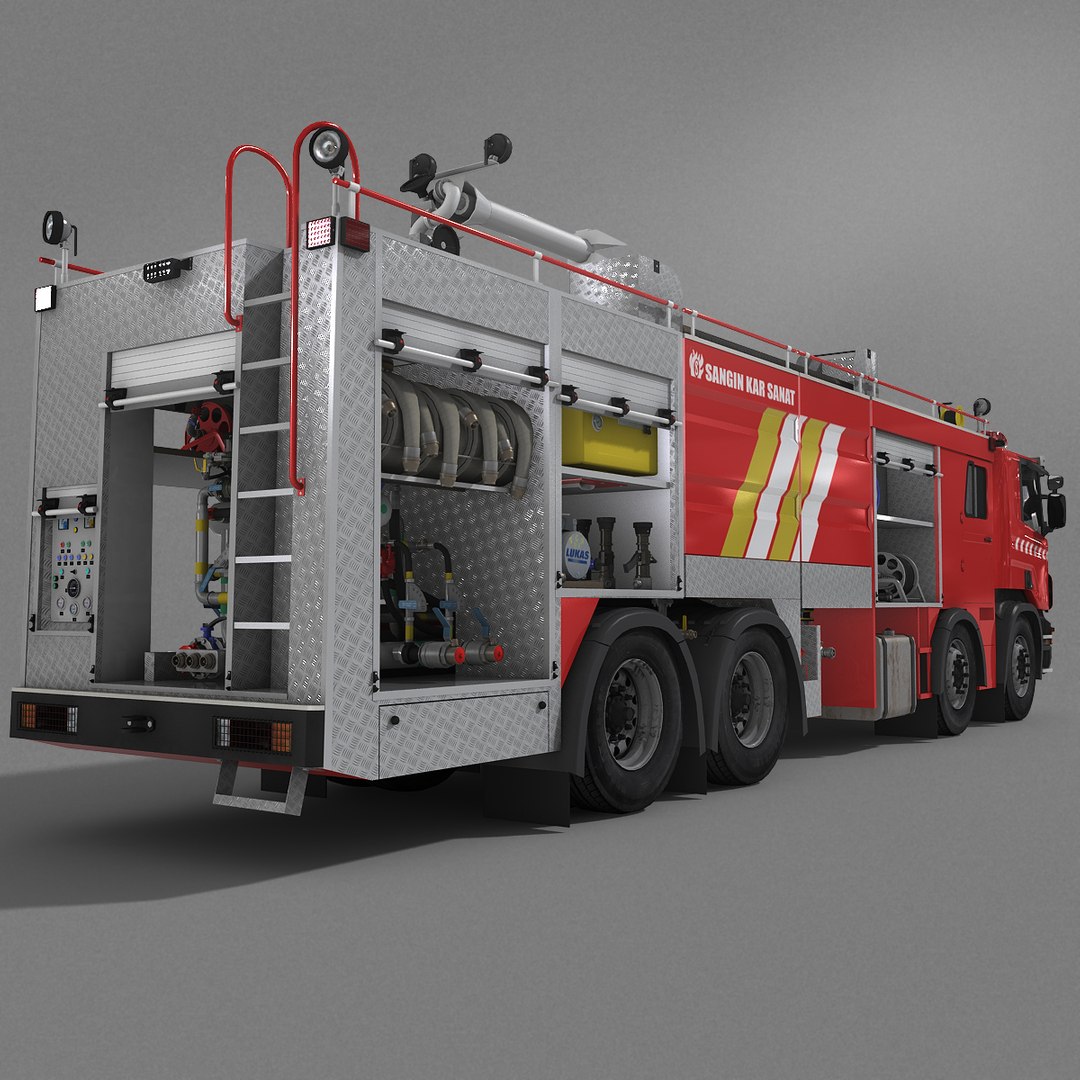 Fire Engines Collection 3D Model - TurboSquid 2131051