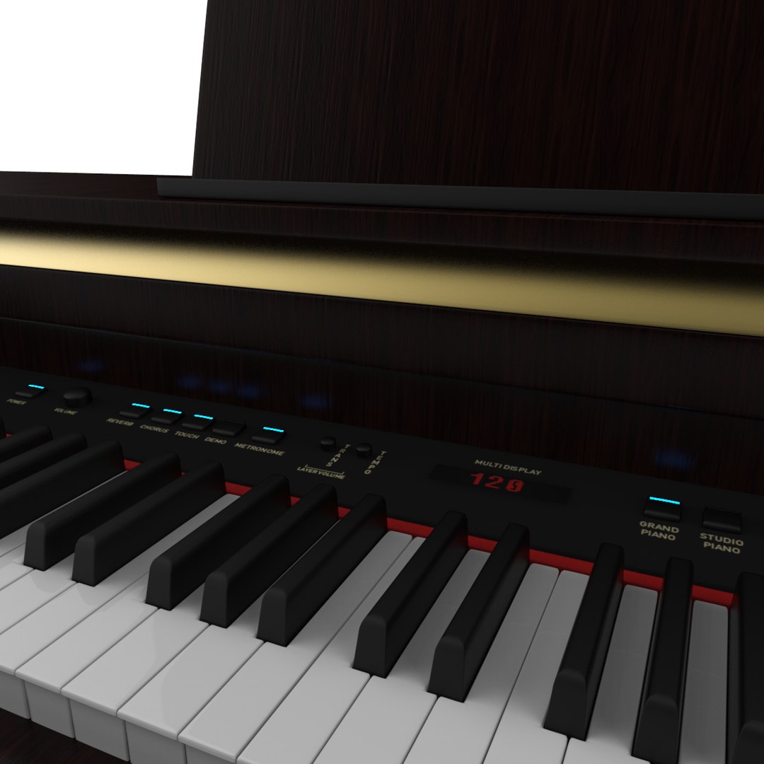 Piano Digital 3d 3ds