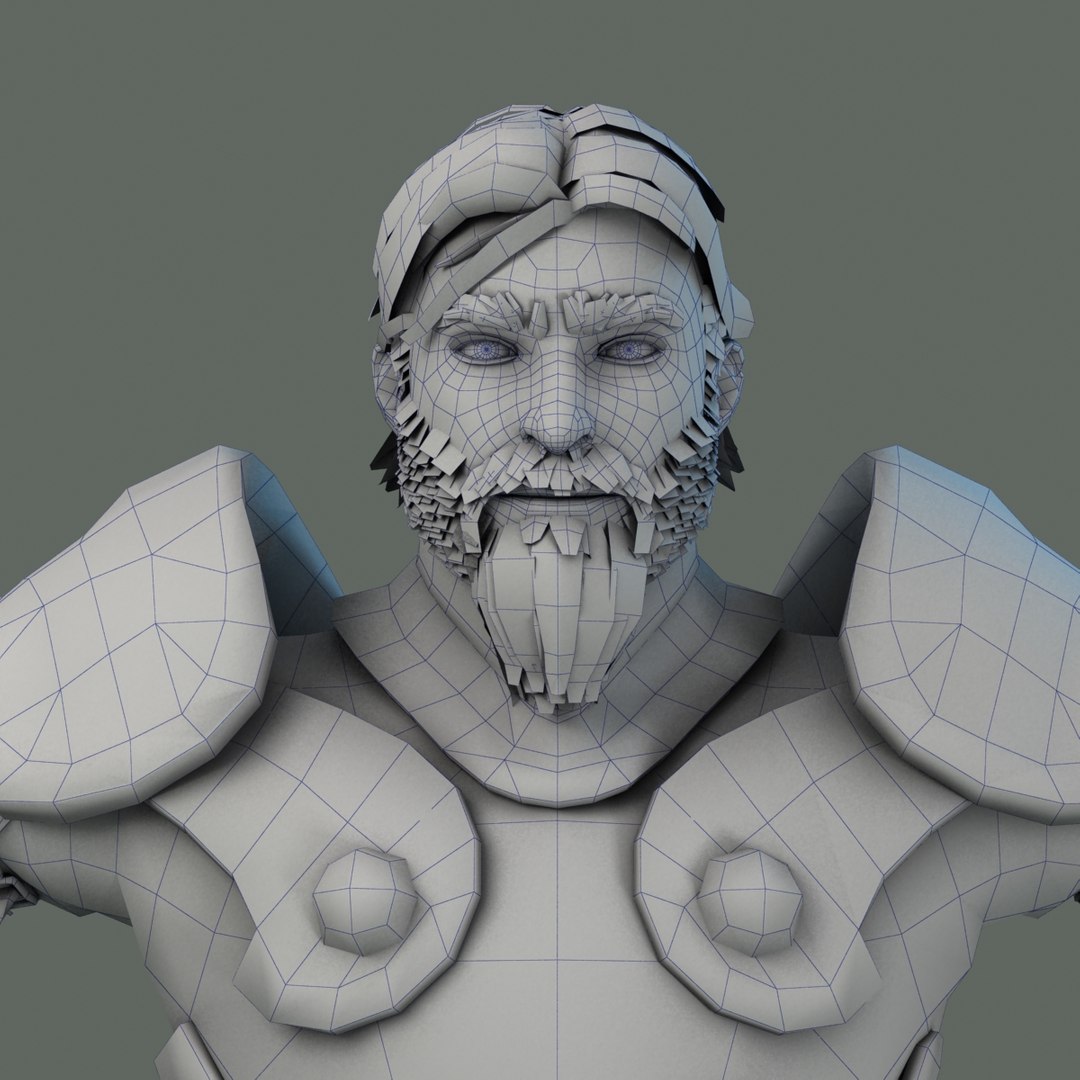 Medieval Knight 3d Model