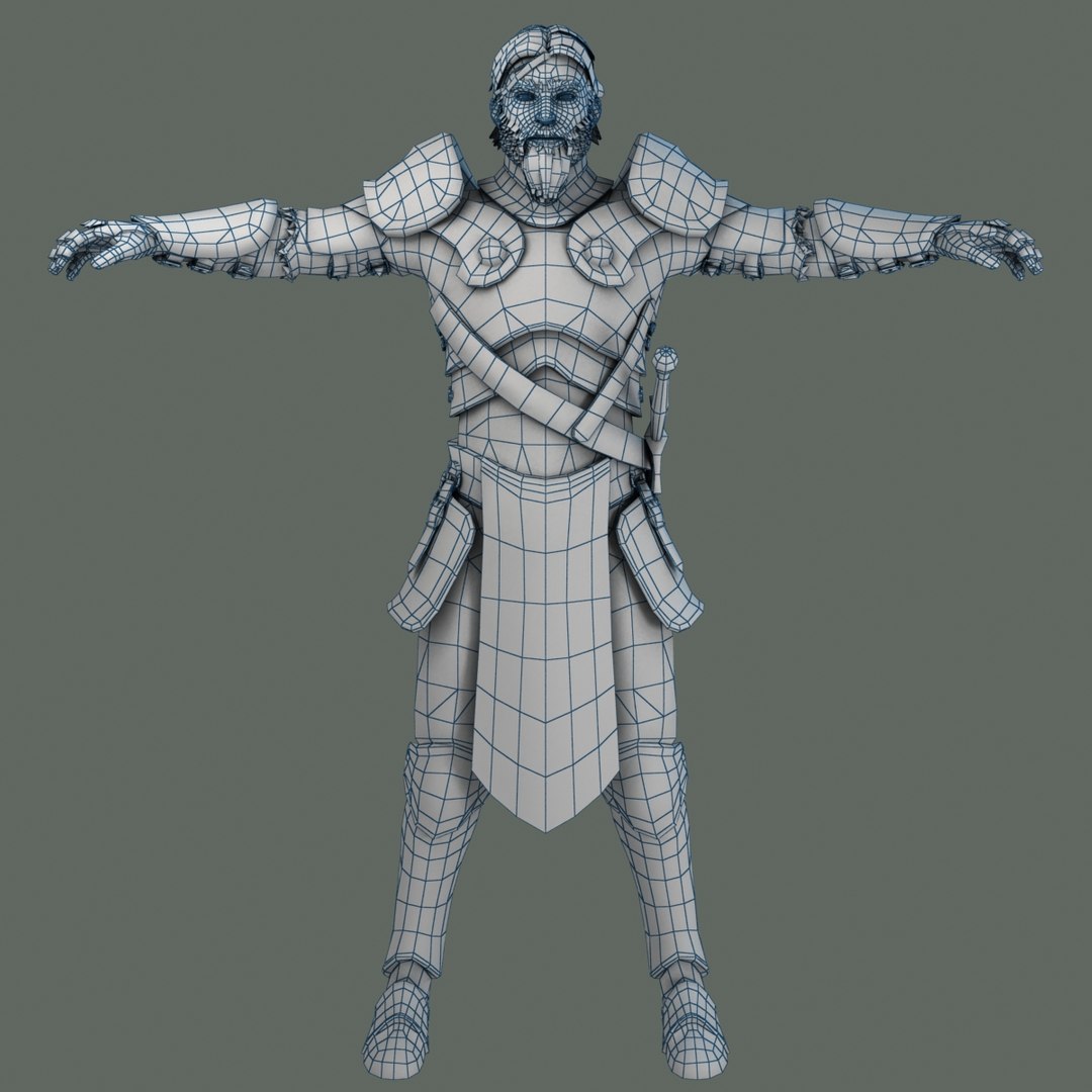 Medieval Knight 3d Model