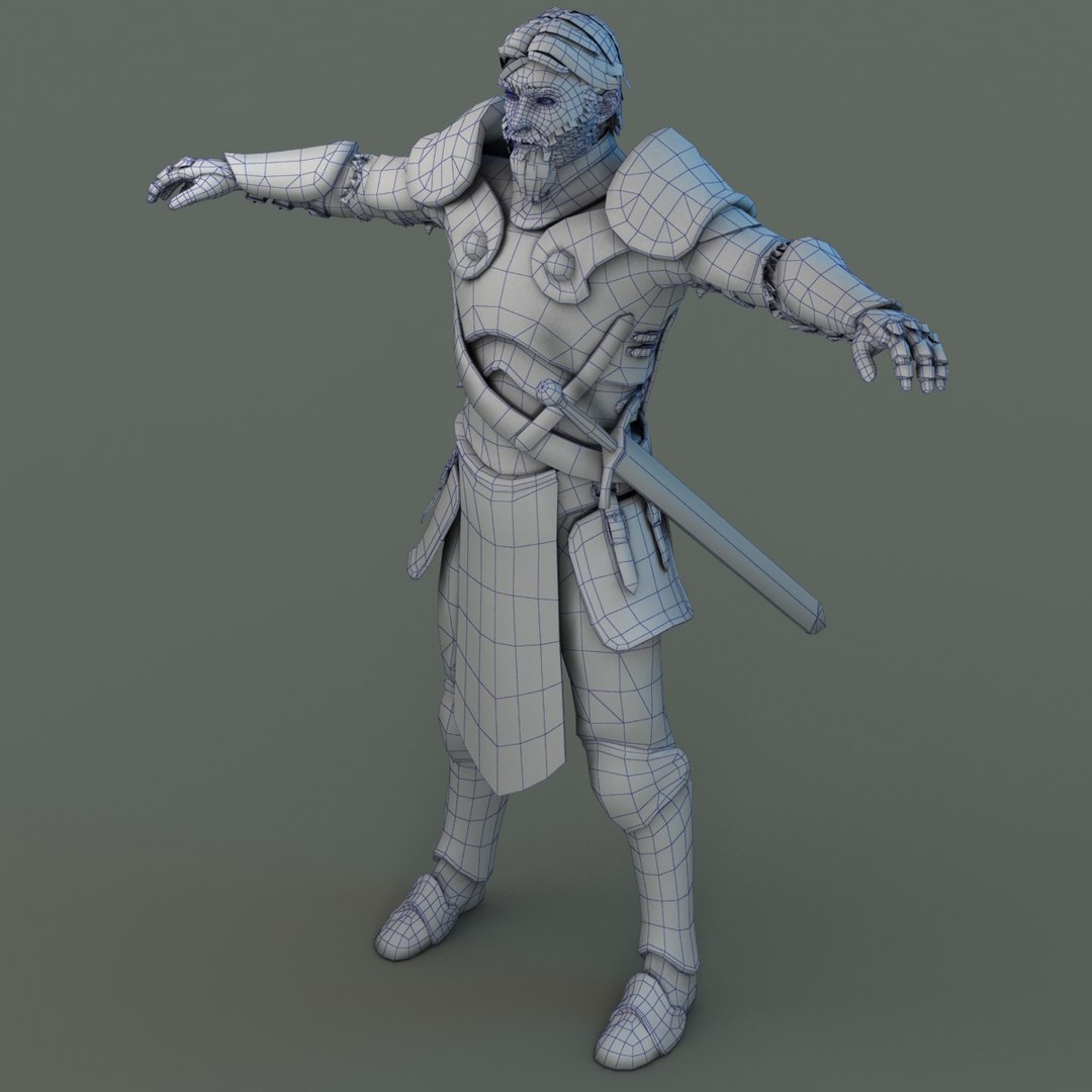 Medieval Knight 3d Model