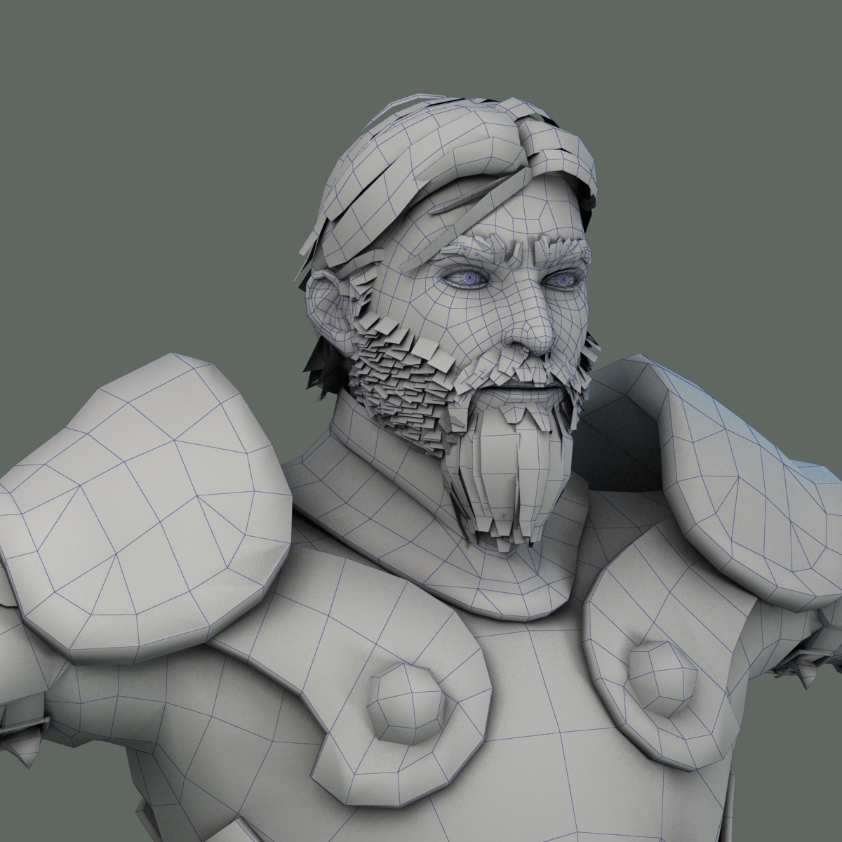 medieval knight 3d model