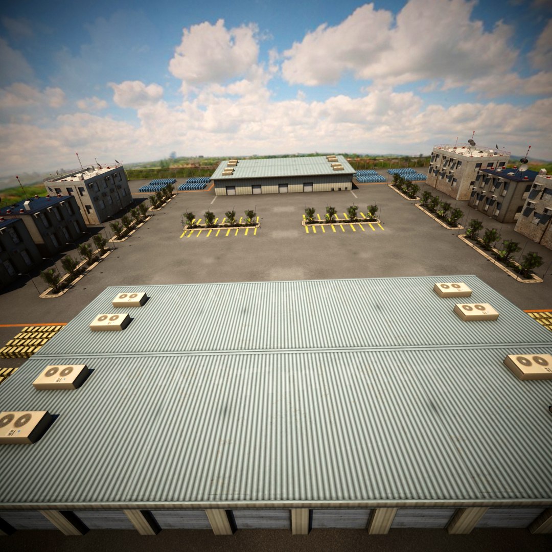 3d Model Factory Complex