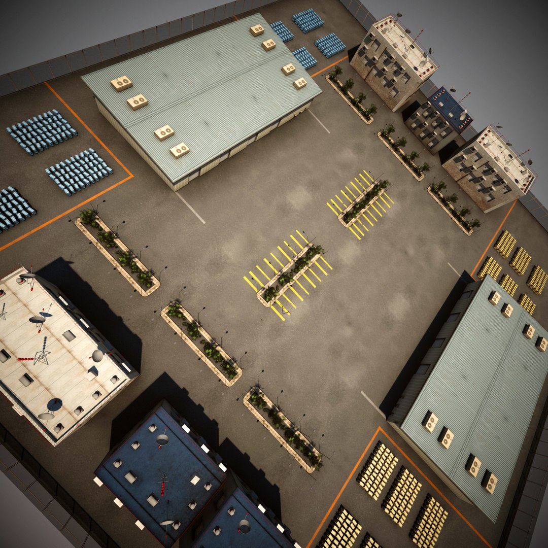 3d Model Factory Complex