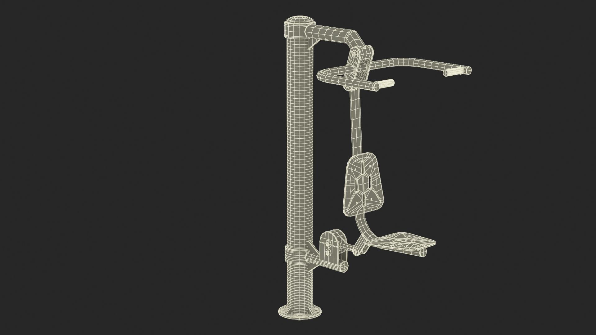 Pull Chair Outdoor Trainer Yellow 3D - TurboSquid 2068997