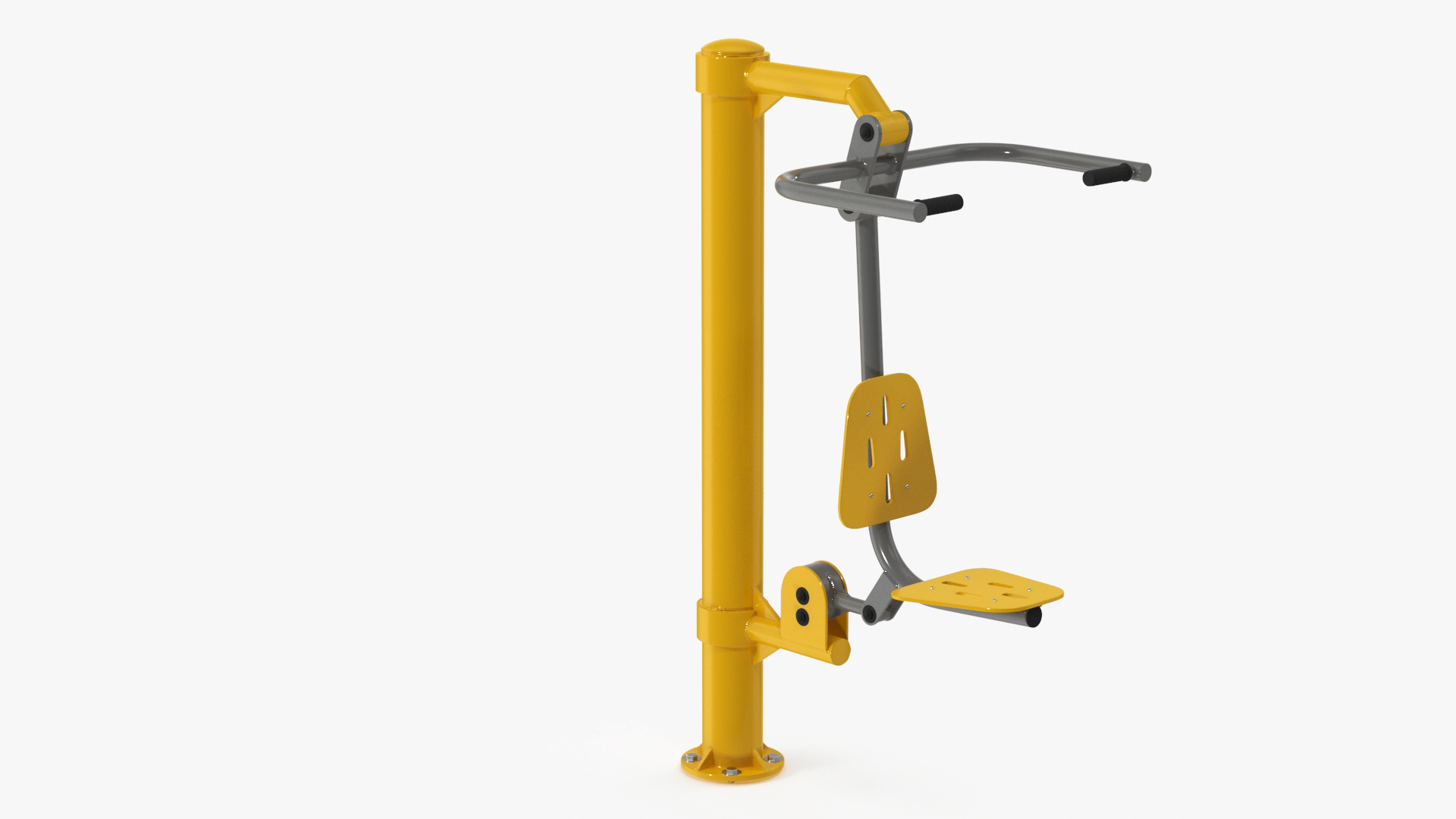 Pull Chair Outdoor Trainer Yellow 3D - TurboSquid 2068997