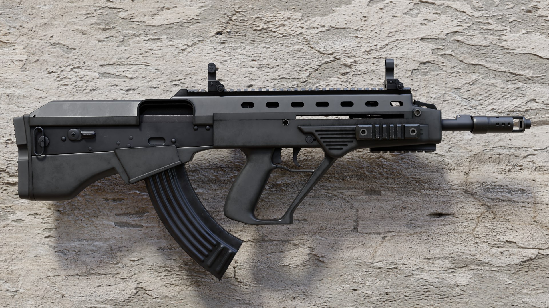 Ukrainian Malyuk Service Rifle 3D Model - TurboSquid 2219717