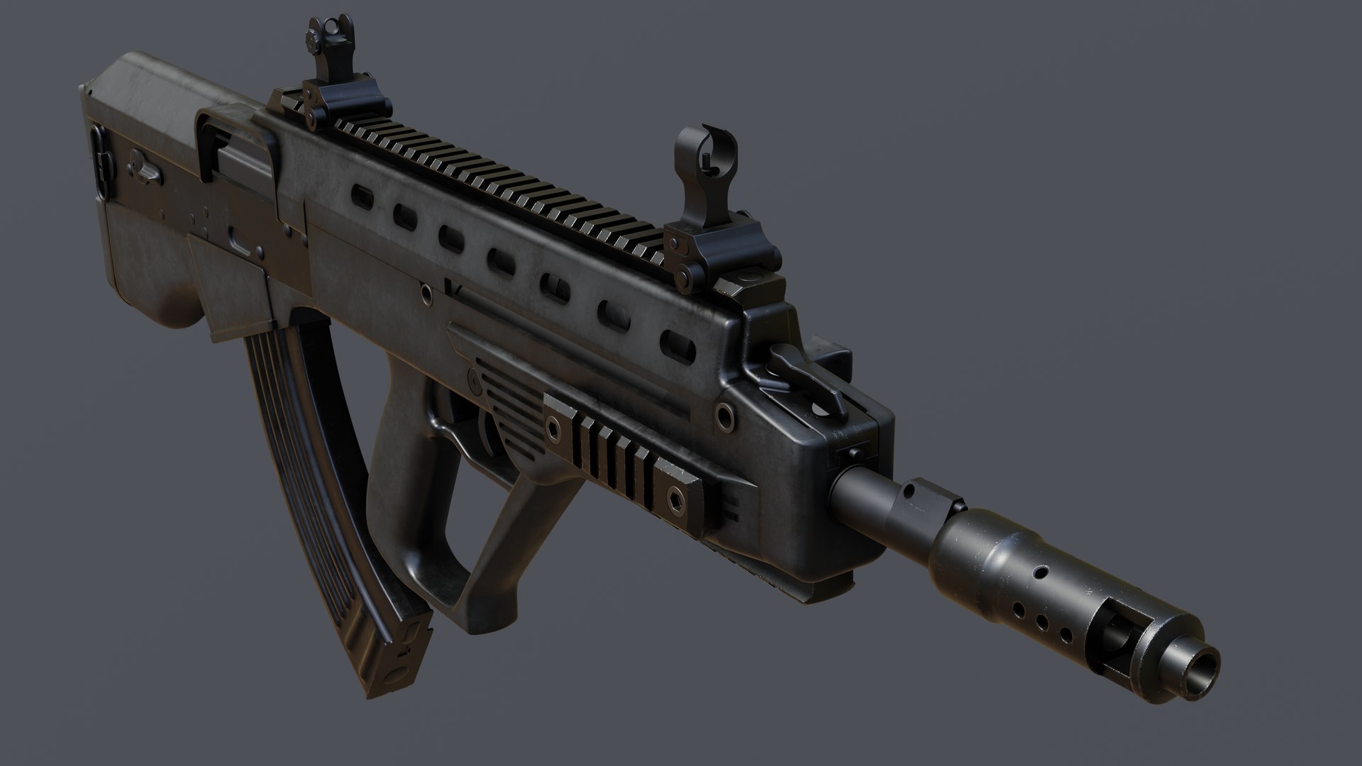 Ukrainian Malyuk Service Rifle 3D Model - TurboSquid 2219717