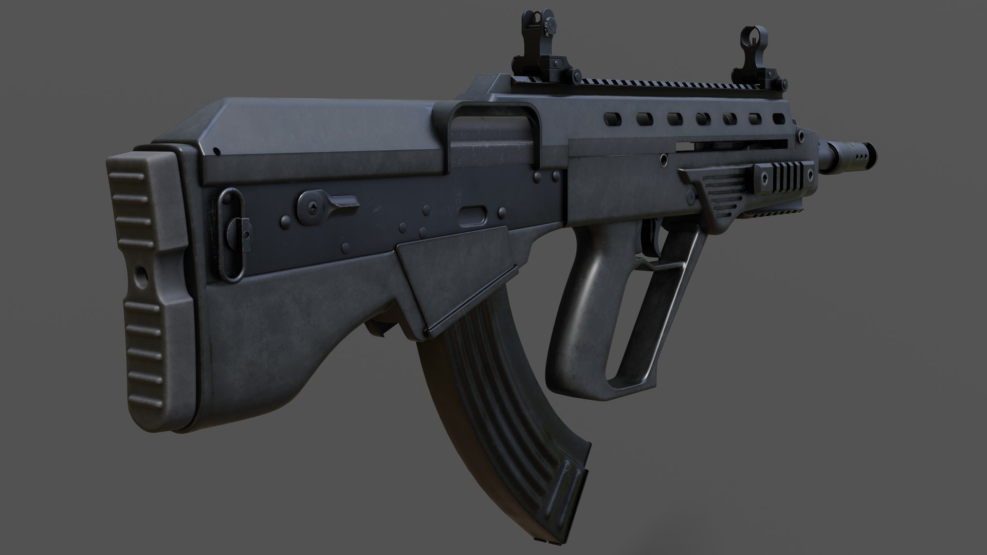 Ukrainian Malyuk Service Rifle 3D Model - TurboSquid 2219717
