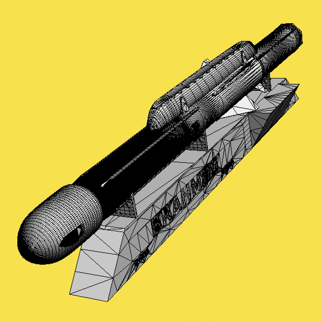 3d Model Brahmos Supersonic Cruise Missile