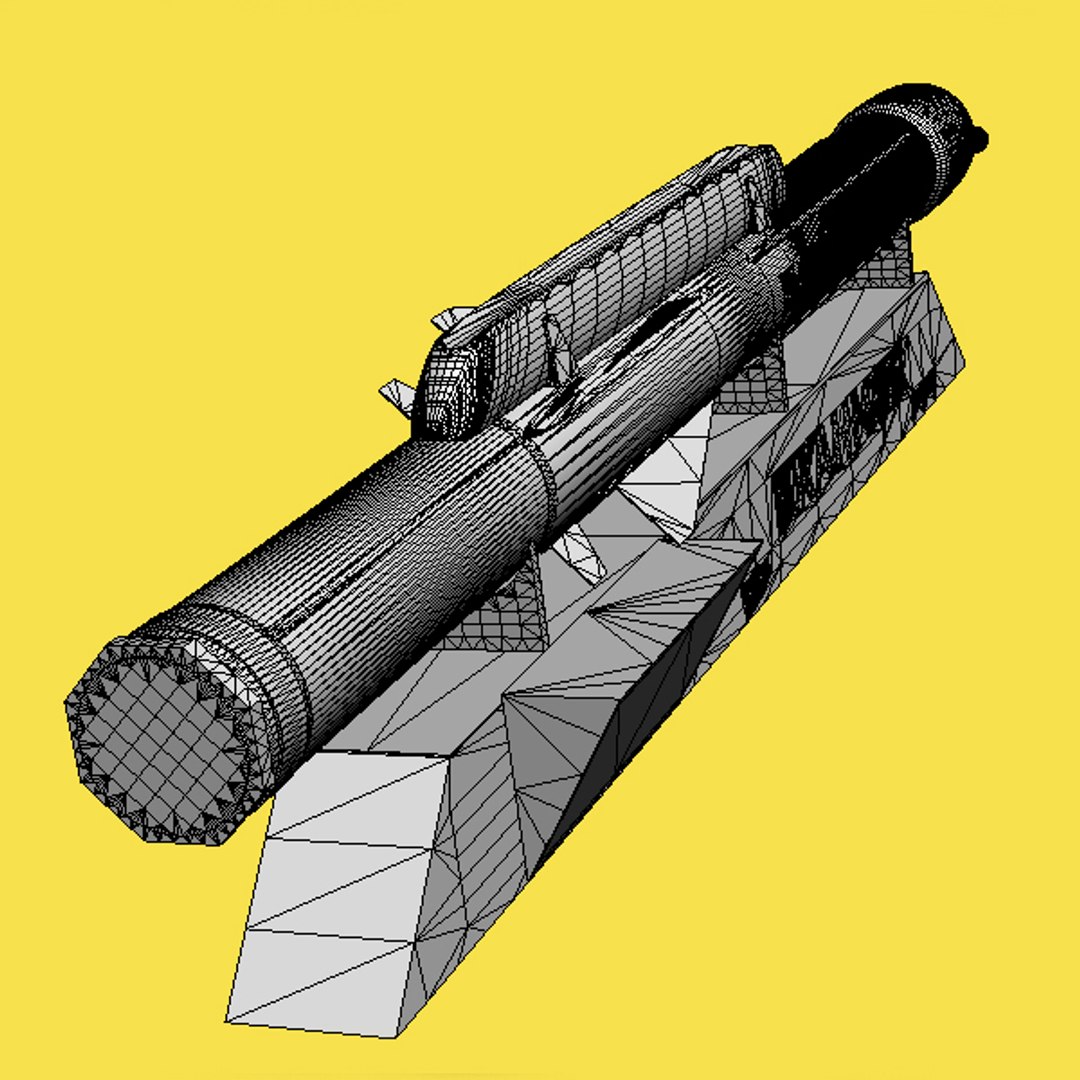 3d Model Brahmos Supersonic Cruise Missile