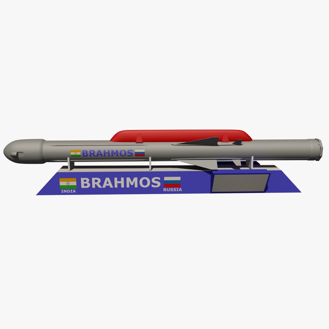3d Model Brahmos Supersonic Cruise Missile