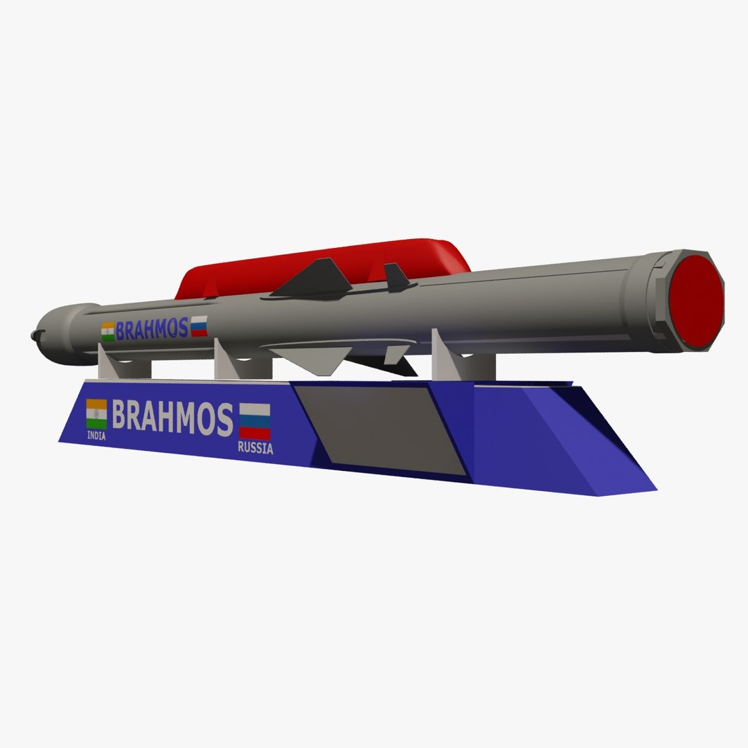 3d Model Brahmos Supersonic Cruise Missile