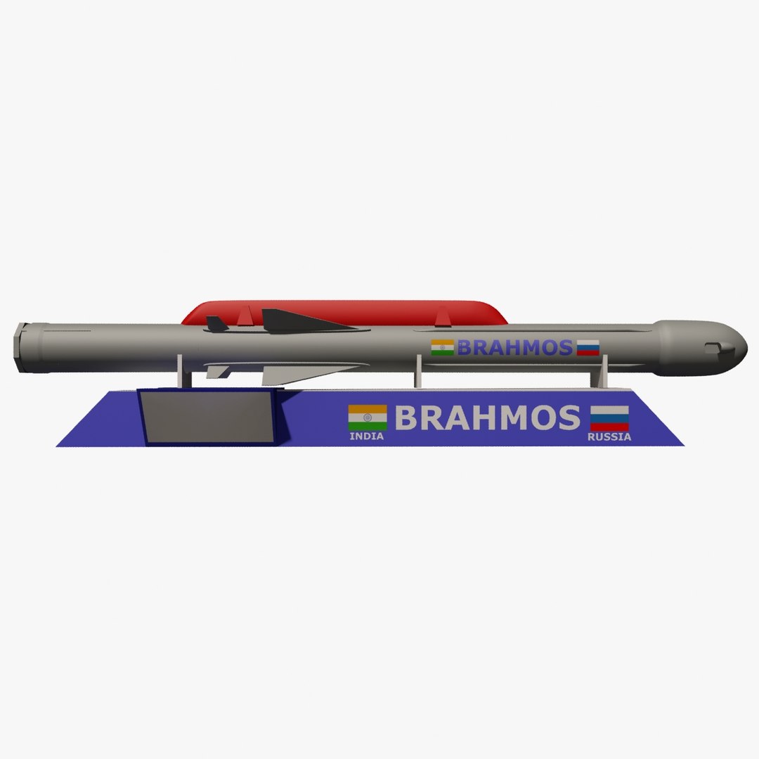 3d Model Brahmos Supersonic Cruise Missile
