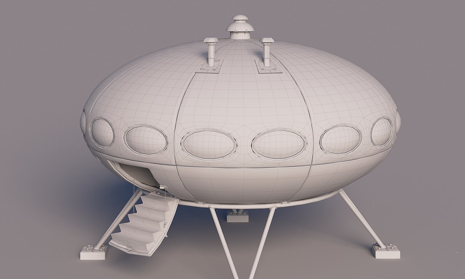 3D Futuro Mobile House - TurboSquid 1987526
