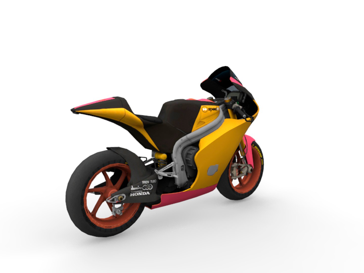 3D Sport Bike Model - TurboSquid 1603615