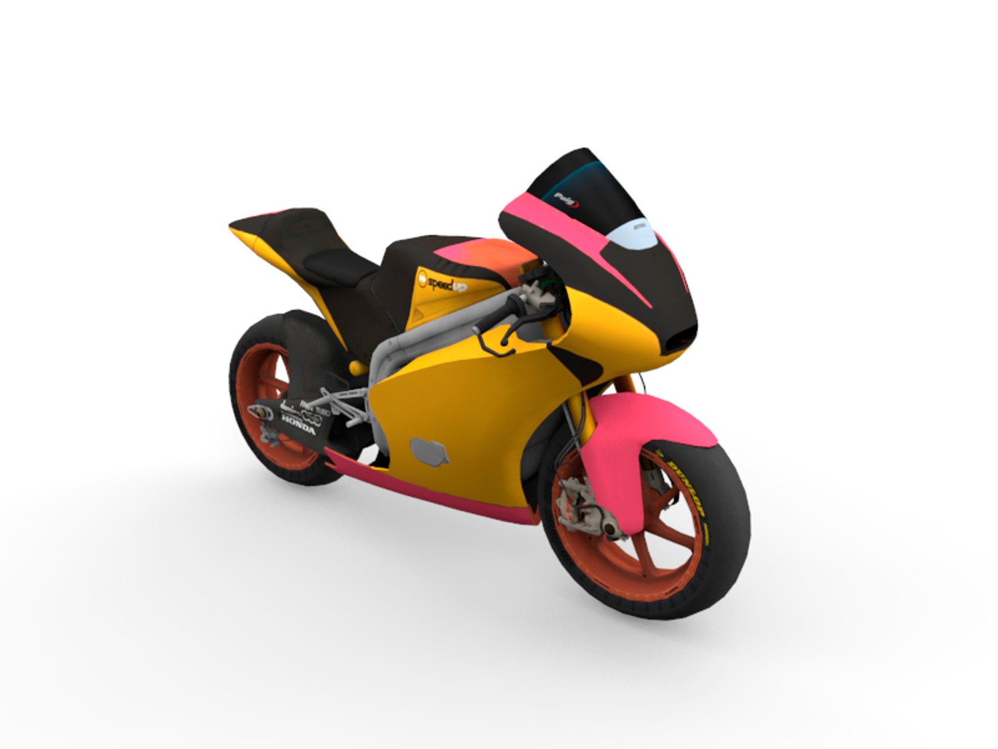 3D Sport Bike Model - TurboSquid 1603615