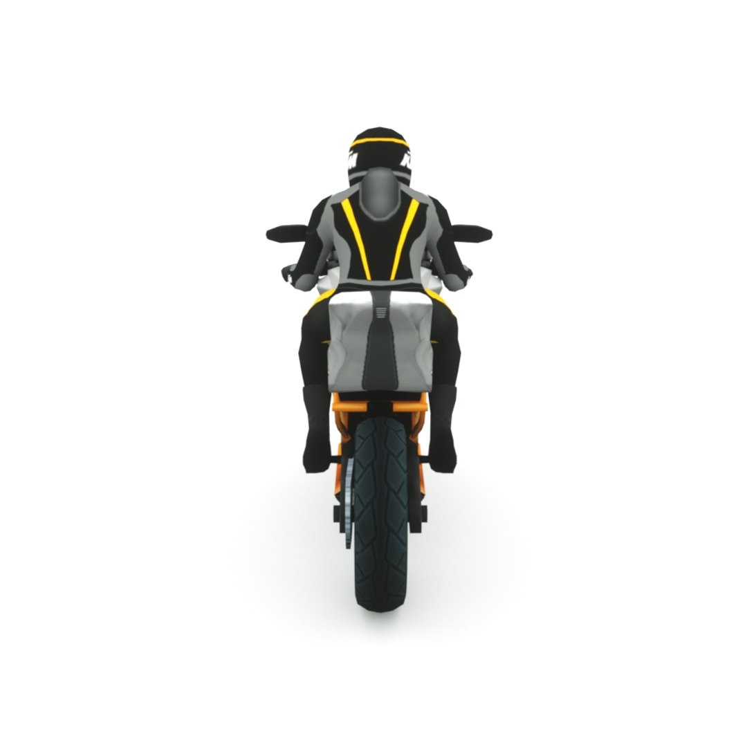 3d Model 2014 Ktm 1190 Rc8