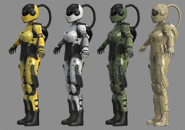Futuristic Soldier 3D Models for Download | TurboSquid