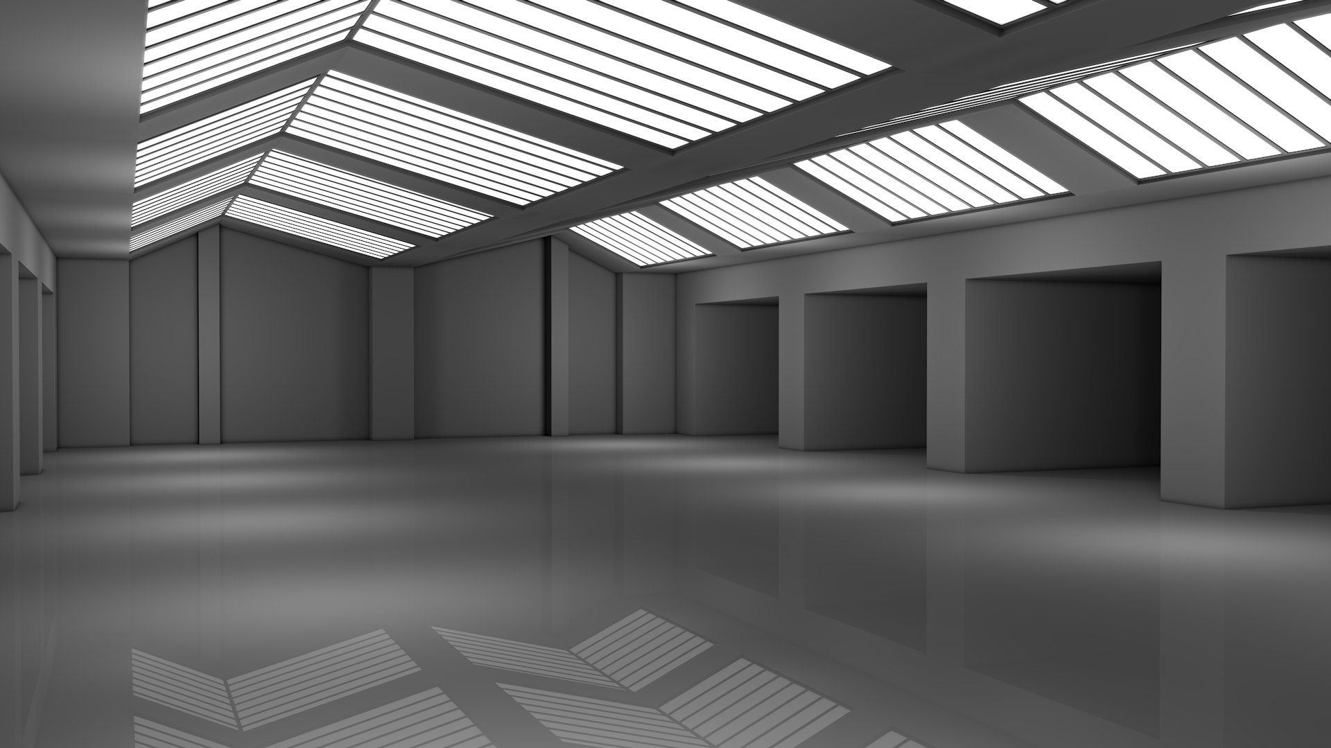 3D Low Poly Sci Fi Interior Space - TurboSquid 2122948