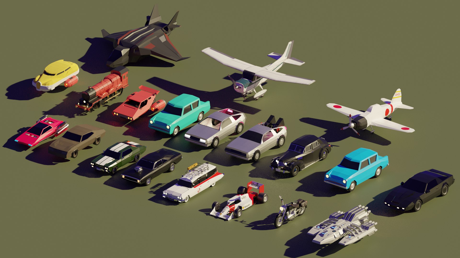 3D Model Low Poly Vehicles - TurboSquid 2210721