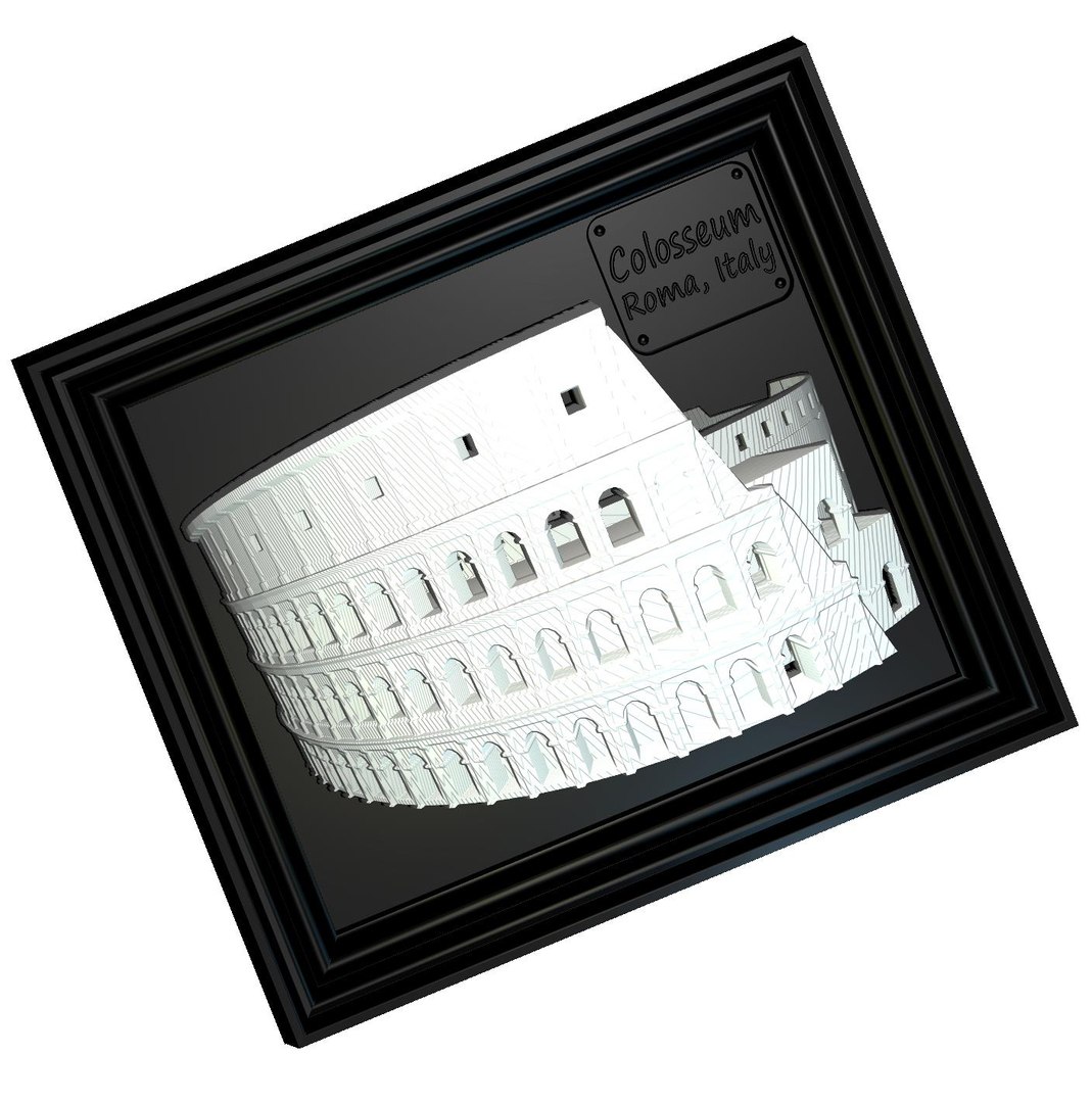 3D Colosseum Panno Stl File Model - TurboSquid 1361998