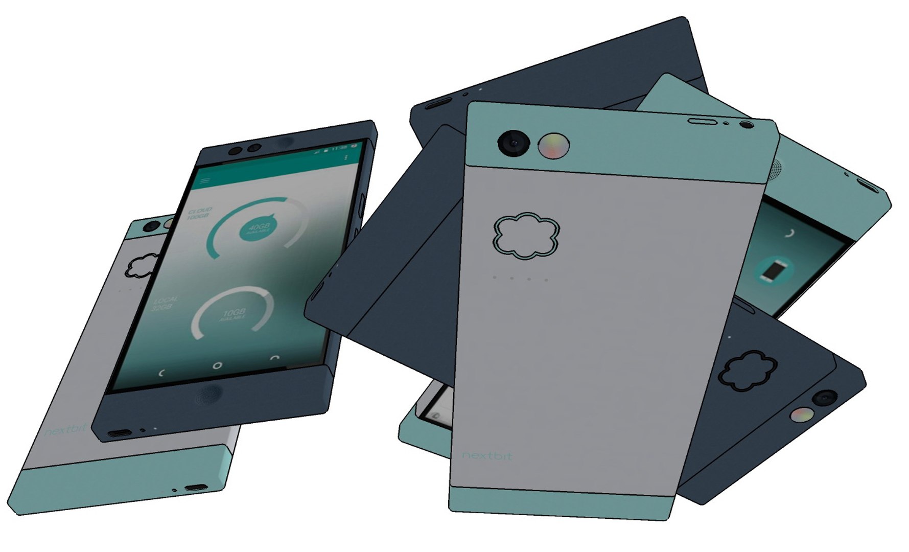 3d Nextbit Robin Mobile Phone Model