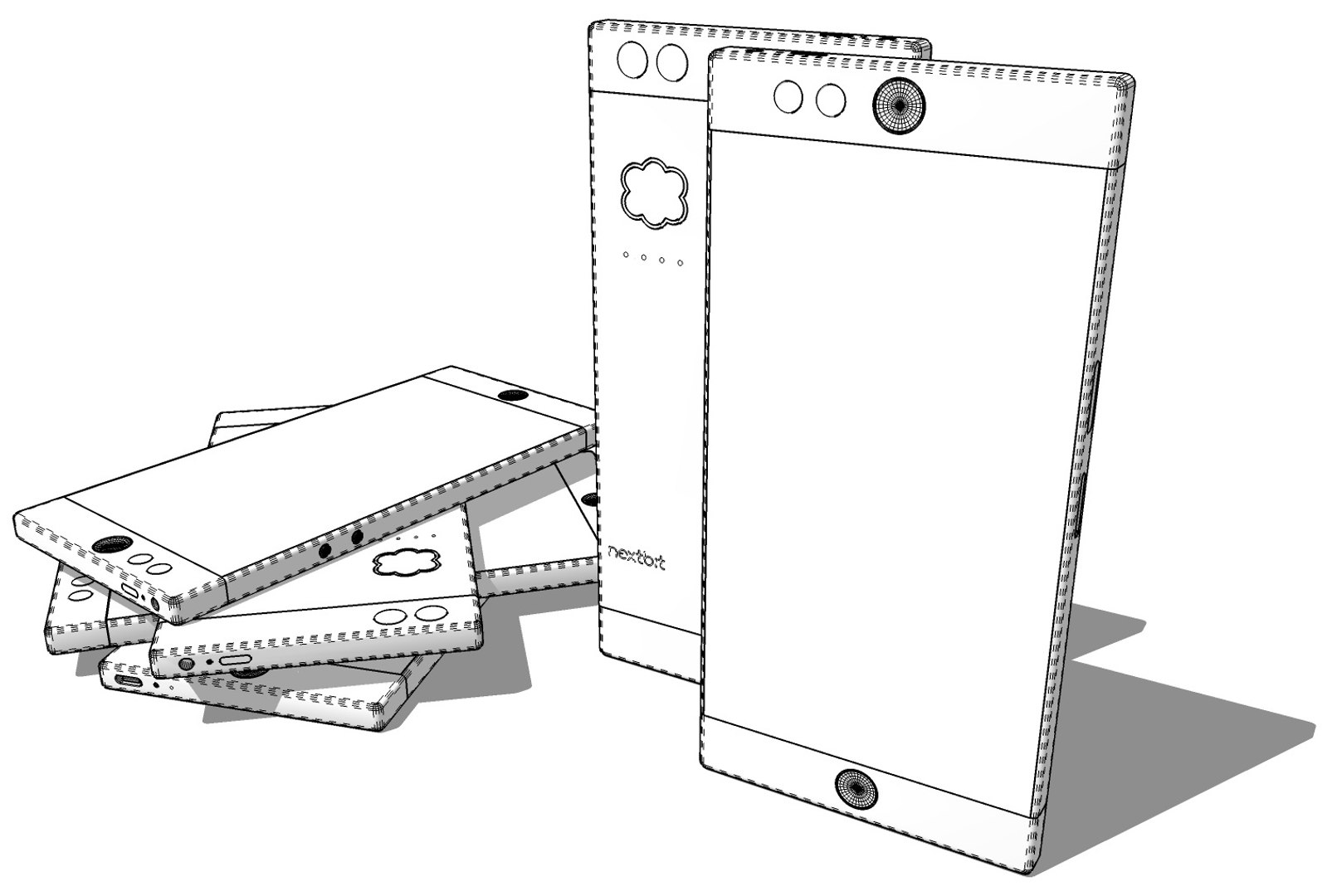 3d Nextbit Robin Mobile Phone Model