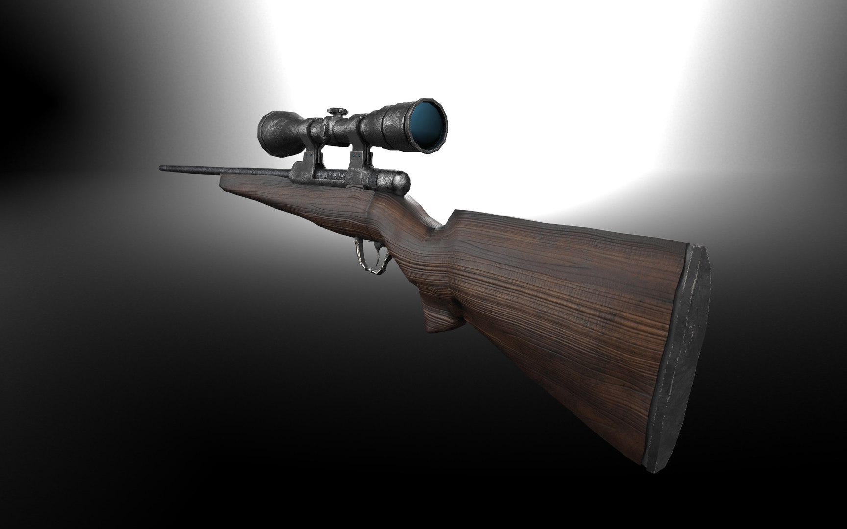 3ds hunting sniper rifle