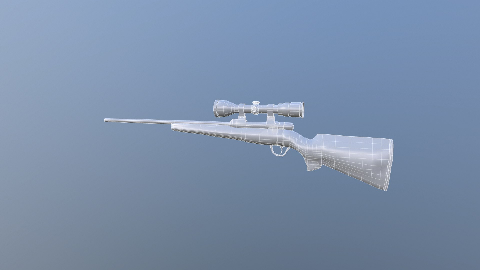3ds hunting sniper rifle